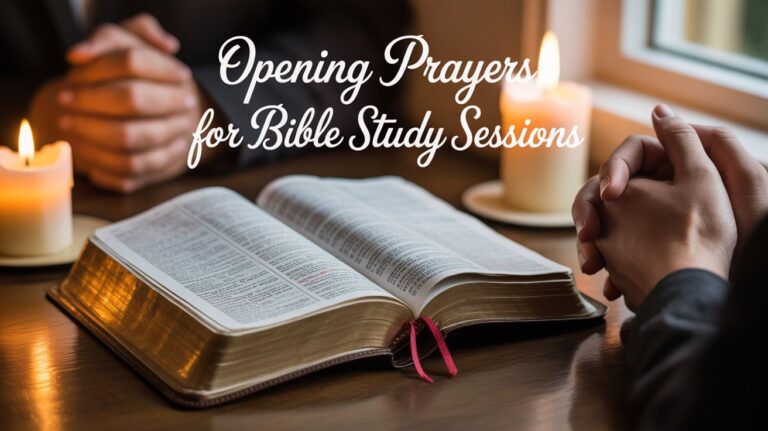 40 Powerful Opening Prayers for Meetings
