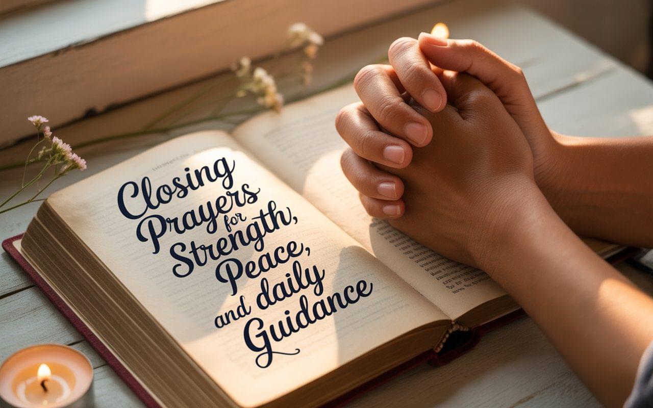 Powerful Opening and Closing Prayers for Bible Study