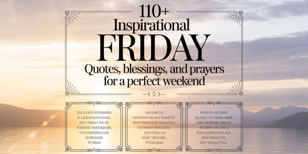50+ Powerful Friday Morning Prayers to Thank God and Start the Day Right